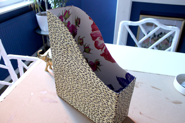 Wallpapered DIY Ikea Magazine Files - Swoon Worthy