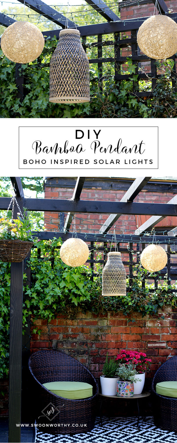 DIY Bamboo Solar Lights with a Boho Vibe! - Swoon Worthy