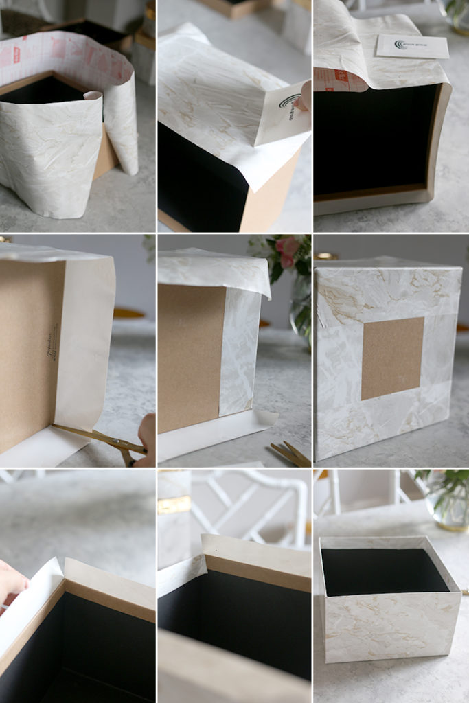 DIY Display Storage Upcycled from Gift Boxes - Swoon Worthy