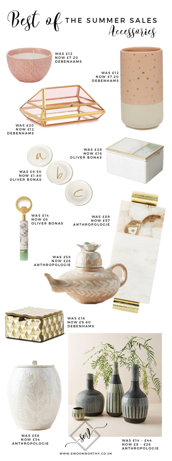 Best of the UK Summer Sales for Home - Swoon Worthy