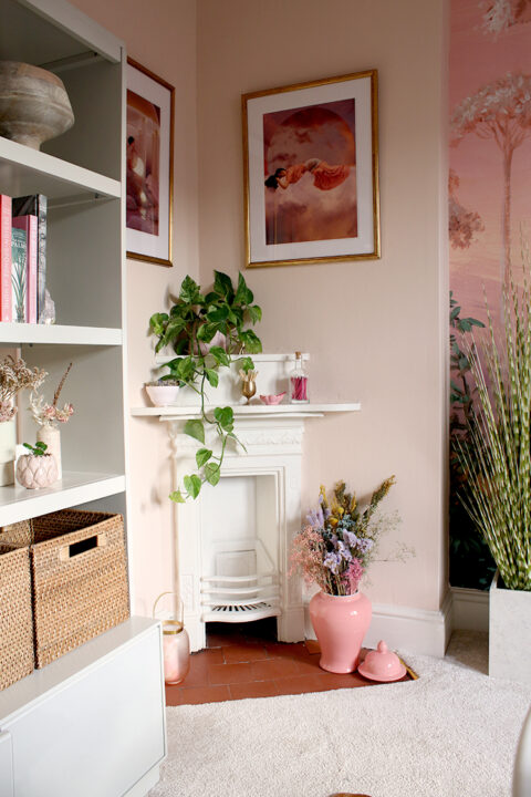 The Reveal of My Glam Peach Office & Dressing Room! - Swoon Worthy